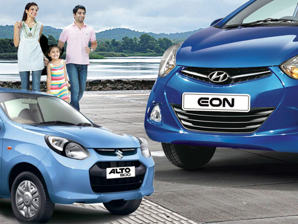 Hyundai Eon | Maruti Alto 800 | Comparison | In Advertisement ...