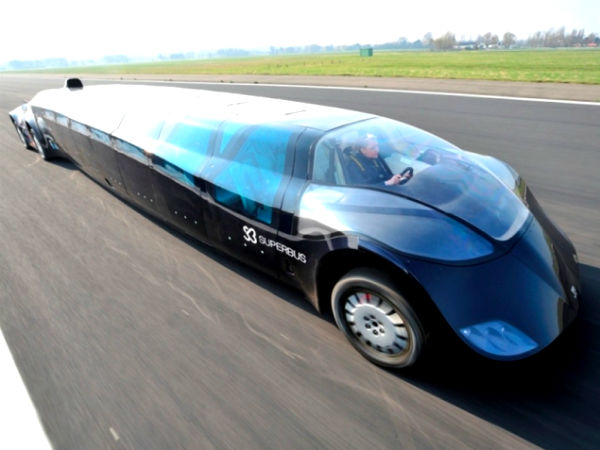 Super Bus | Top Speed 250kmpl | Fully Electric | Powered By Solar ...
