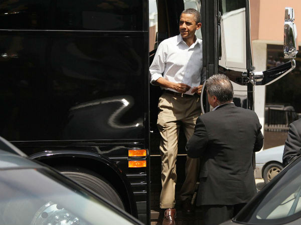 US President | Barack Obama Bus | Worth $1.1 Million | Bullet Proof ...