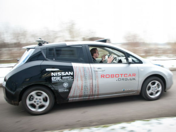 Nissan Leaf Robotcar Autonomous Vehicle | Four Wheelers - DriveSpark News