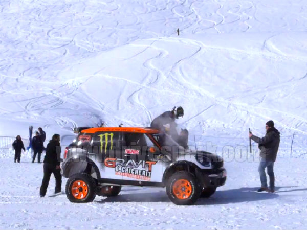 World's First 360-Degree Backflip In A Car | Four Wheelers - DriveSpark