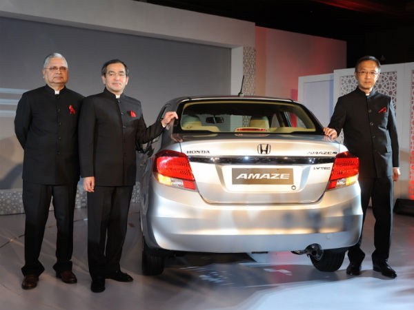 Honda Amaze | Honda Amaze Launched in India | Four Wheelers ...