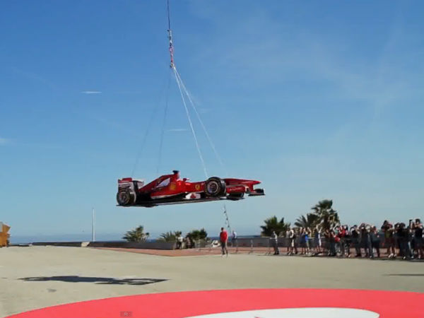 Formula 1| Ferrari F1 Car Airlifted To Spanish Grand Prix | Off Beat ...