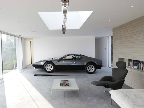 Minimalist Architecture | House Built Around Ferrari 512 BBI | Off Beat ...