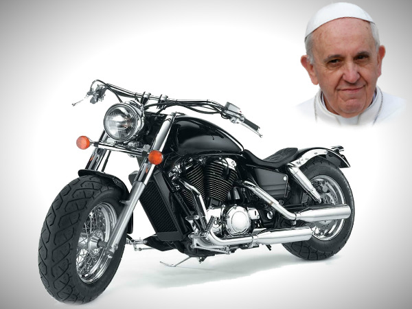 Harley Davidson | Pope Francis Blesses Harley Davidson Bikes | Auto ...