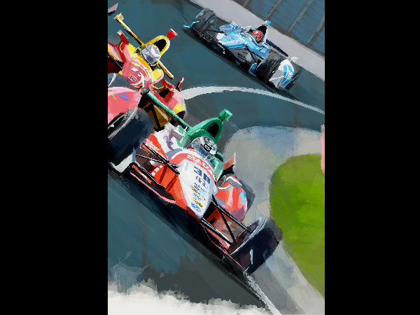 Doug Garrison | Digital Motorsports Artwork | Off Beat - DriveSpark