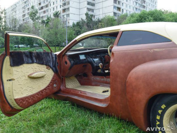 Russian Covers Entire Car In Leather, Asks A Million Dollar For It ...