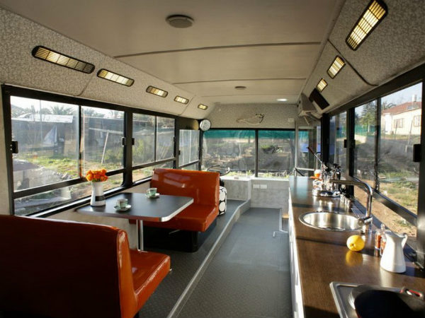 Women Turn Abandoned Bus Into Designer House - DriveSpark