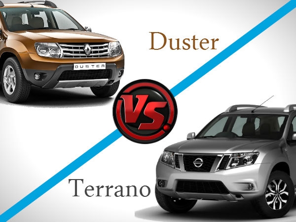 Nissan Terrano & Renault Duster : A Comparison - DriveSpark News