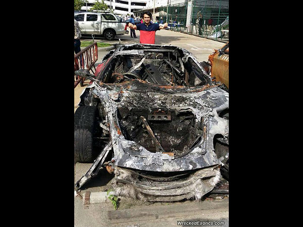 BMW X6 Catches Fire On Truck, Sets Three Supercars Ablaze - DriveSpark