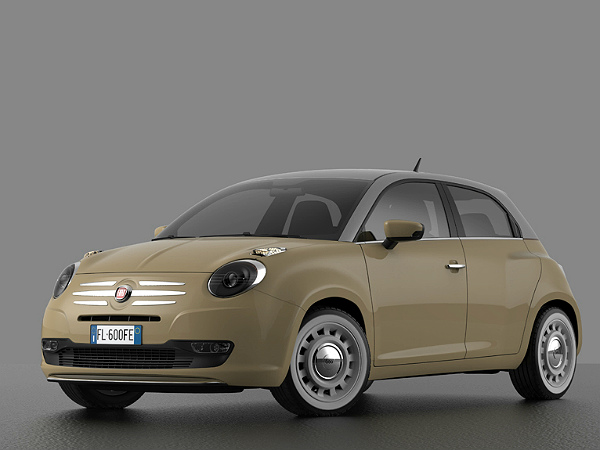Fiat 600 Design Concept By David Obendorfer: Keepin’ Classic Classy ...
