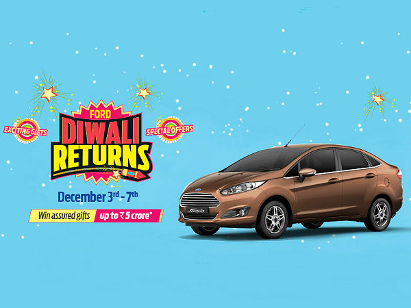 Ford India Introduce 'Diwali Returns’ From 3rd-7th December, 2014 ...