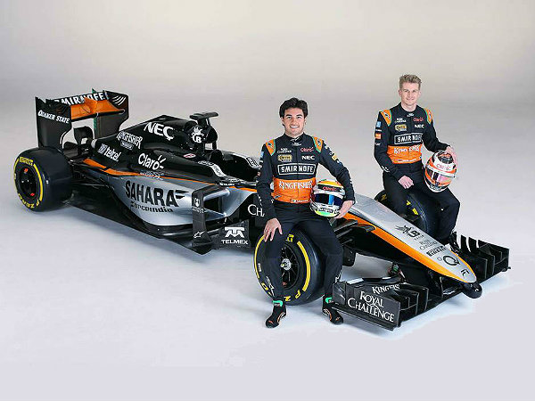Force India Unveils Its New Livery For 2015 In Mexico - DriveSpark News