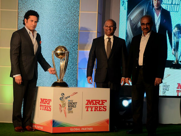 MRF Launches World Cup Edition Tyre With Sachin Tendulkar - DriveSpark News