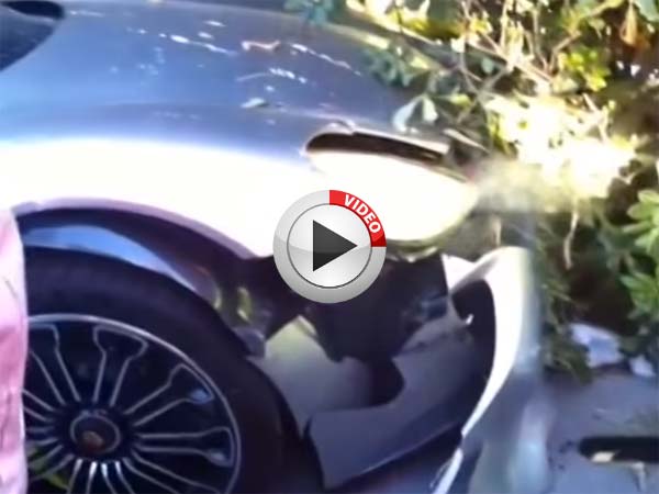 Porsche 918 Spyder Crashed In Parking Lot Due To Overconfidence ...