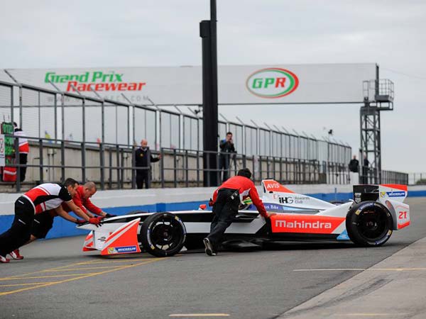 Formula E: Mahindra Racing Team Successfully Completes Donington Test ...