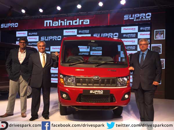 Mahindra Launches Supro Passenger Vehicle & Commercial Vehicle ...