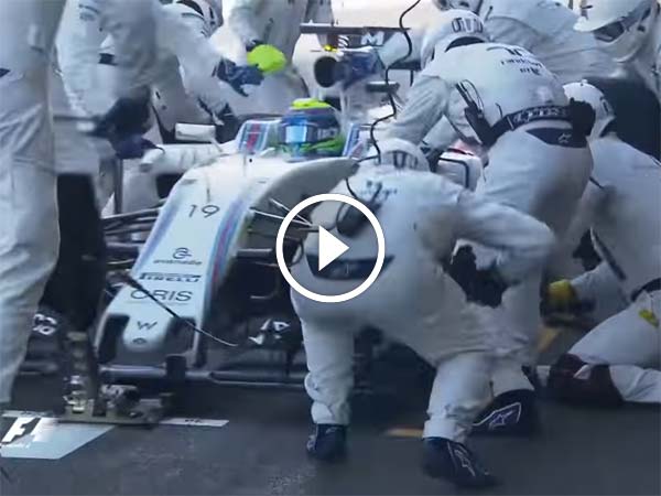 Williams F1 Team Claims Record For The Fastest Pit Stop - Video ...