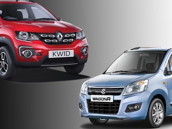 Specification Comparison: Renault Kwid AMT vs Maruti Suzuki Wagon R AMT ...