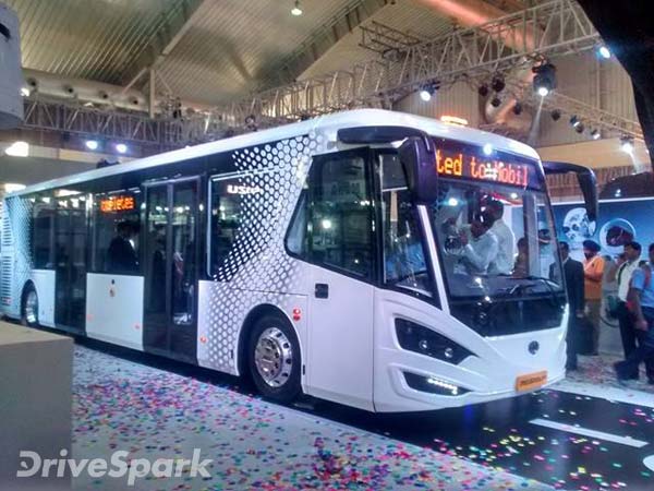 MG Group Unveils Columbus Tarmac Bus, Launches Mammoth At Bus World ...