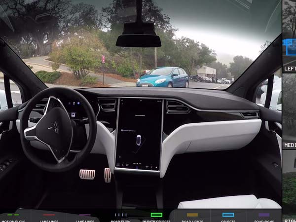 Tesla Releases Video Demonstrating What Self-Driving Cars Sees On The ...