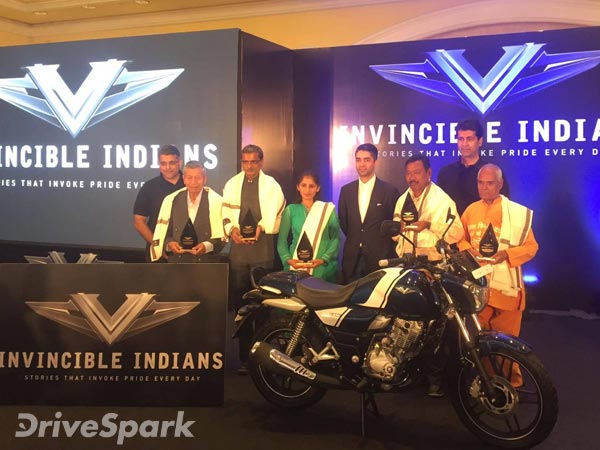 Bajaj V Launches 'Invincible Indians' Platform - DriveSpark News