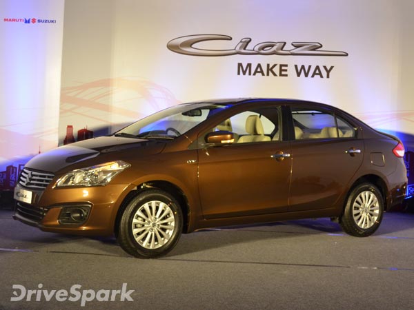 Maruti Ciaz Facelift To Be Sold Through NEXA By March 2017 - DriveSpark ...