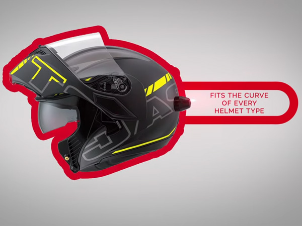 CES 2017: Cosmo Connected Motorcycle Helmet Brake Light Unveiled ...