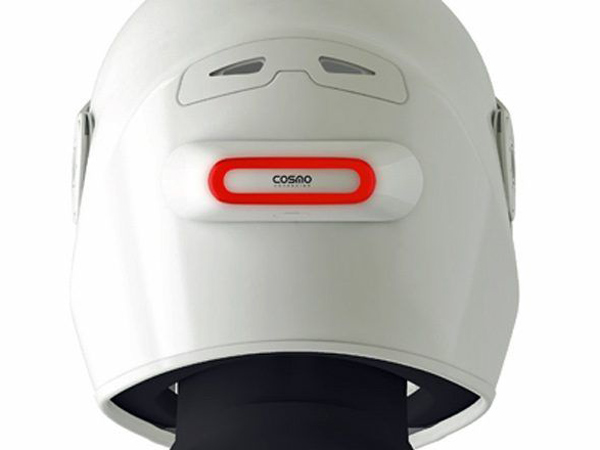 CES 2017: Cosmo Connected Motorcycle Helmet Brake Light Unveiled ...
