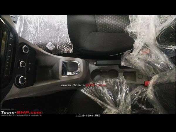 Tata Tiago AMT Interior Spied Again - DriveSpark News