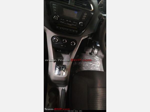 Tata Tiago AMT Interior Spied Again - DriveSpark News