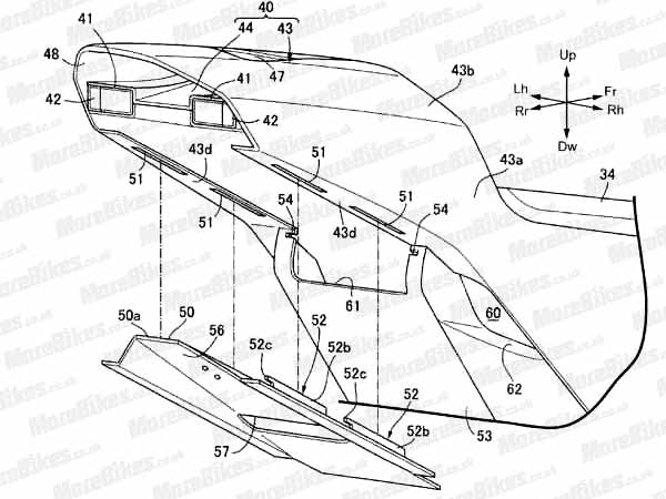 Honda’s Official Drawings For V4 Superbike Revealed - DriveSpark News