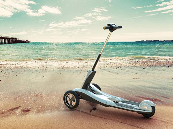 This Transboard Folding E-Scooter Can Glide Over Bumps - DriveSpark