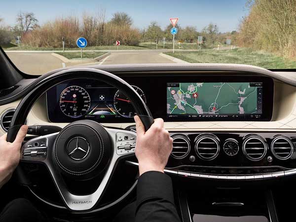 Mercedes S-Class Facelift Dashboard Revealed - DriveSpark News