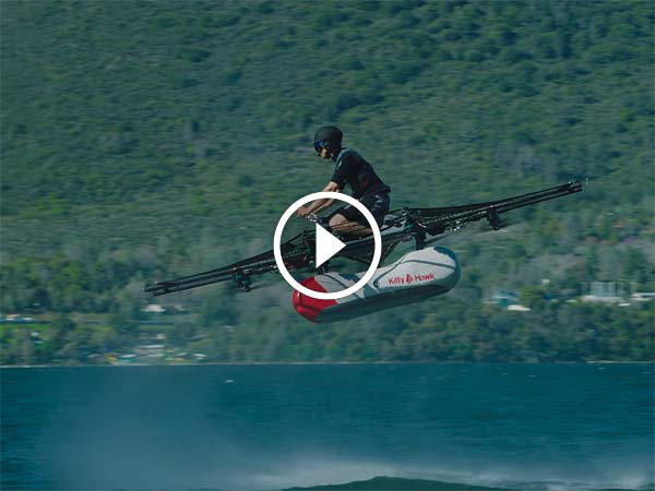 Larry Page’s Kitty Hawk Flying Car Soars And Hovers Over A Lake ...