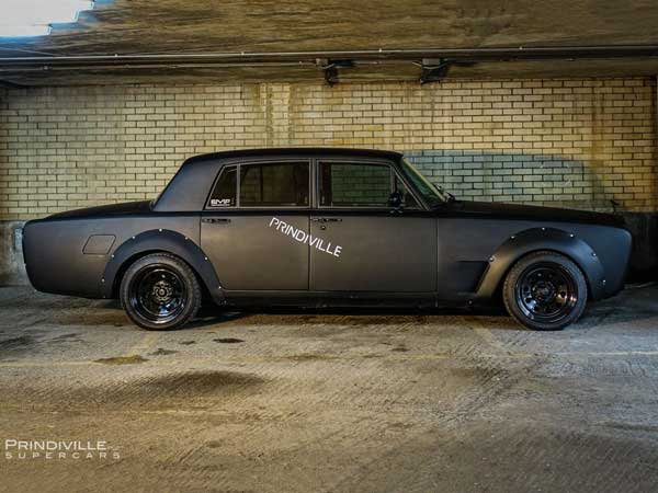 Matte Black Classic Car