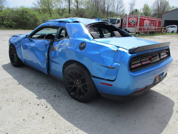 Dodge Challenger SRT Hellcat Crashes Within 18 Miles - DriveSpark News