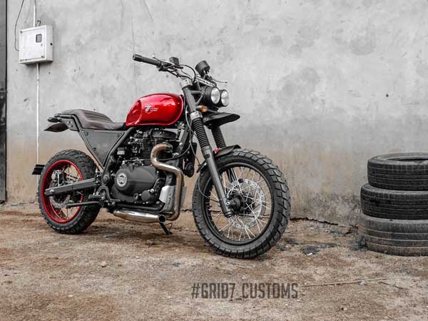 Royal Enfield Himalayan Modified To Give It A Scrambler Look ...