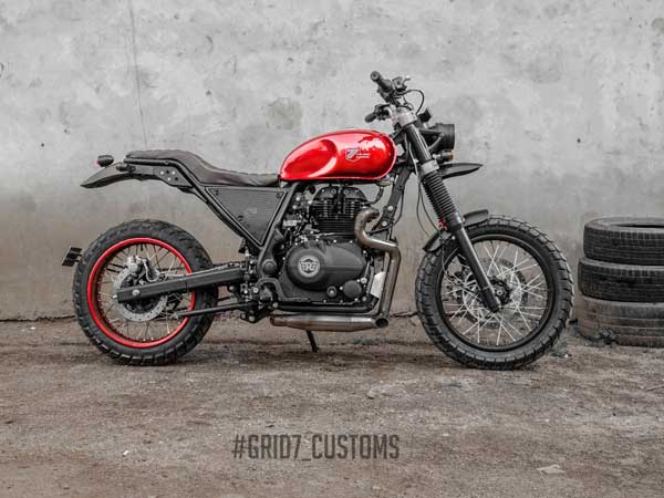 Royal Enfield Himalayan Modified To Give It A Scrambler Look ...