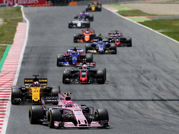 Force India Fined Over Numbering Issue After Spanish GP - DriveSpark News