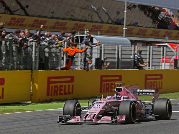 Force India Fined Over Numbering Issue After Spanish GP - DriveSpark News