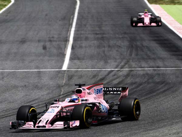 Force India Fined Over Numbering Issue After Spanish GP - DriveSpark News