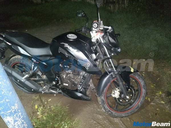 Spy Pics: Next-Gen TVS Apache RTR 160 Spotted With RTR 200 4V Badge ...
