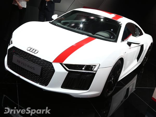 2017 Frankfurt Motor Show: Audi R8 RWS Revealed - DriveSpark News