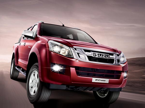 Isuzu D-Max V-Cross Introduced With New Ruby Red Colour - DriveSpark News