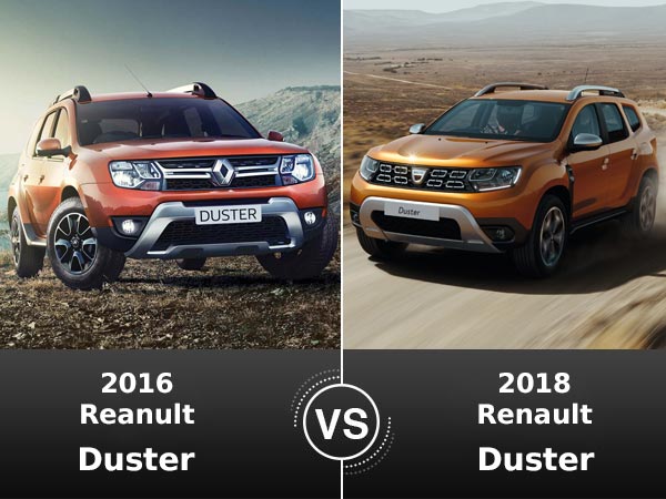 2016 Renault Duster Vs 2018 Renault Duster Design Comparison ...