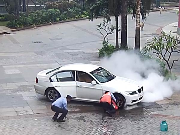 BMW 3-Series Catches Fire In Mumbai; Owner Alleges Negligence By BMW ...