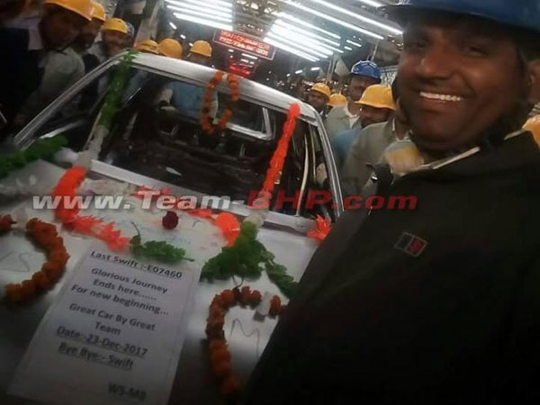 Production Of Current-Gen Maruti Swift Ends - DriveSpark News