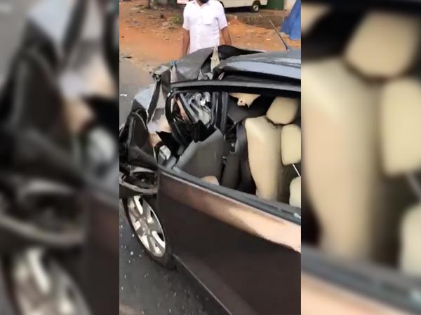 Video: Volkswagen Vento Smashed Between Two Trucks; Reveals Its ...