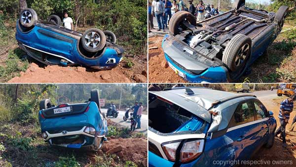 Tata Nexon Accident Topples The SUV; Crash Reveals Its Build Quality ...
